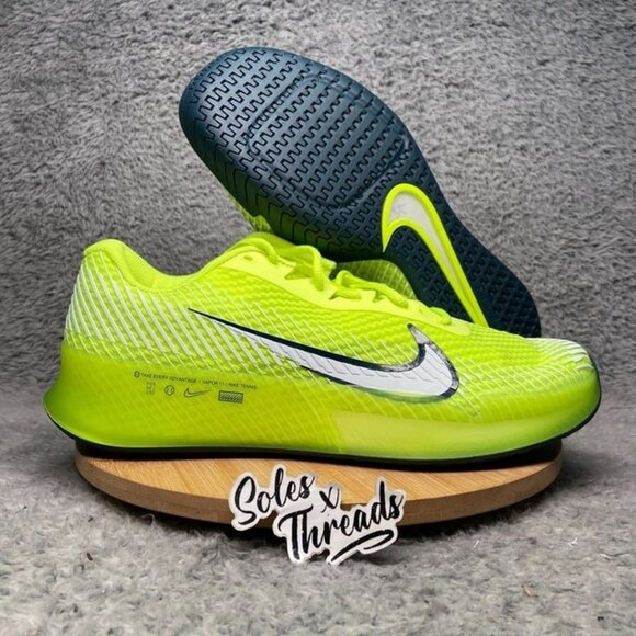 Nike | Shoes | Nike Court Air Zoom Vapor 1 Hc Men Size 115 Volt Tennis ...